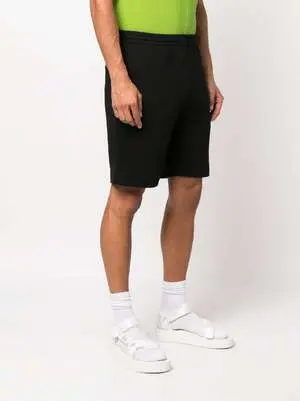Lacoste Logo-patch Track Shorts - Black