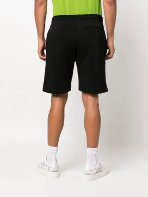 Lacoste Logo-patch Track Shorts - Black