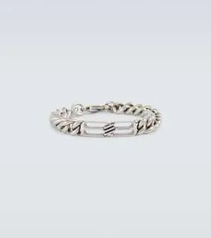 Balenciaga Bb Brass Bracelet - Silver