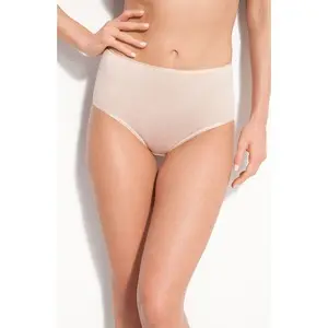 Hanro Seamless Cotton Full Briefs - Beige