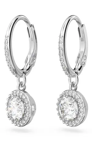 SWAROVSKI Una Drop Earrings - Silver