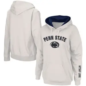 COLOSSEUM Penn State Nittany Lions Arch & Logo 1 Pullover Hoodie - White