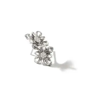 John Hardy Canang Sari Stud Earrings Diamonds