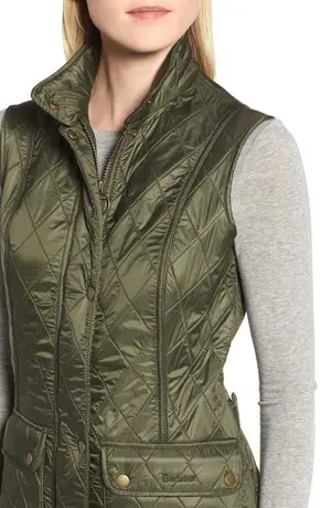 Barbour Wray Fleece Lined Vest - Olive