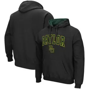 COLOSSEUM Baylor Bears Arch & Logo 3.0 Pullover Hoodie - Black