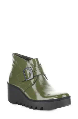 Fly London Birt Wedge Bootie - 013 Sea Kelp