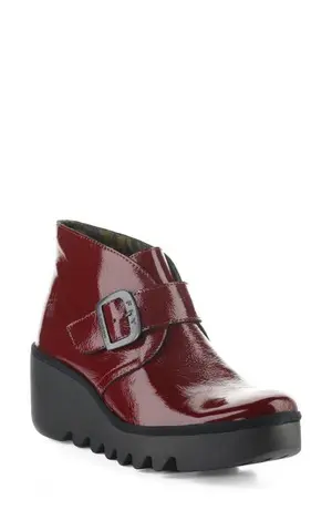 Fly London Birt Wedge Bootie - Intense Rust
