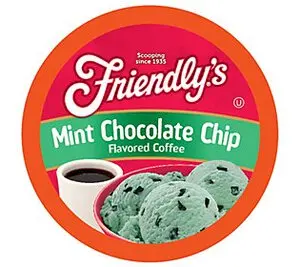 FRIENDLY'S 40-count Mint Chocolate Chip Flavore D Coffee Pods - One-color