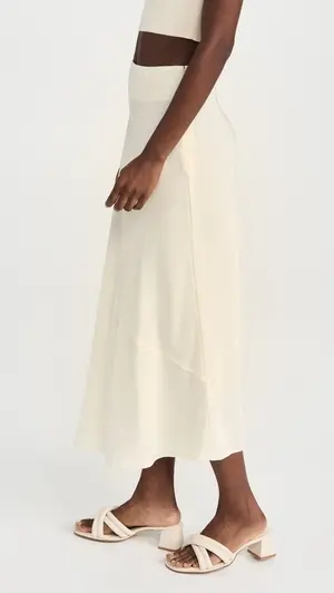 APIECE APART Ami Slip Midi Skirt