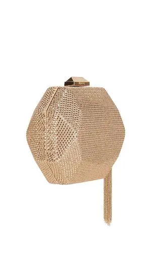 OLGA BERG Tilly Hotfix Clutch - Gold