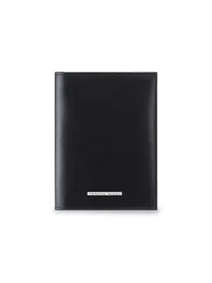 Porsche Design Men's Classic Leather Billfold Wallet - Black - Black - Black