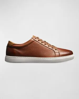 Allen Edmonds Allen Edmonds Courtside Leather Low-Top Sneakers - Chili