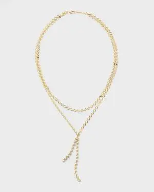 Lana Jewelry Miami Reverse Blake Necklace - Gold
