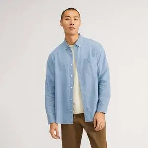 Everlane Relaxed Organic Chambray Shirt - Mid Rechambray