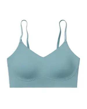 TRUE & CO True Body Lift Triangle Adjustable Strap Bra - Storm