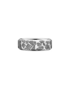 David Yurman Fused Meteorite Ring - Silver