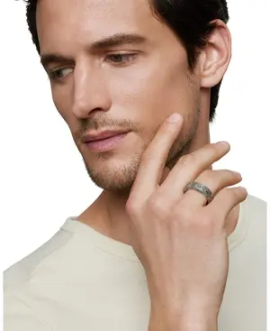 David Yurman Fused Meteorite Ring