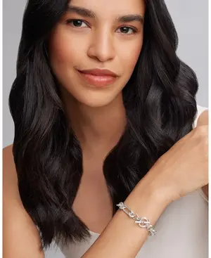 Lagos Sterling Signature Caviar Mixed Link Bracelet