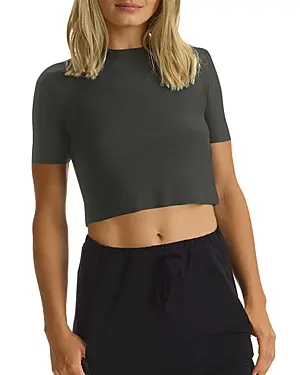 Commando Butter Cropped Tee Loden