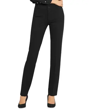 NYDJ Classic Straight Leg Pants - Black