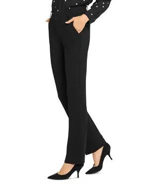 NYDJ Classic Straight Leg Pants - Black