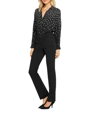 NYDJ Classic Straight Leg Pants - Black