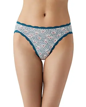 Wacoal B. Tempt'd By Wacoal Inspired Eyelet Hi Leg Briefs Brushstroke