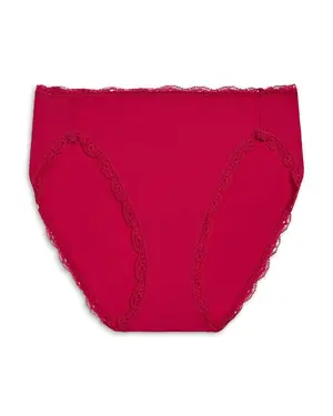 Wacoal B. Tempt'd Inspired Eyelet Hi Leg Briefs - Cerise