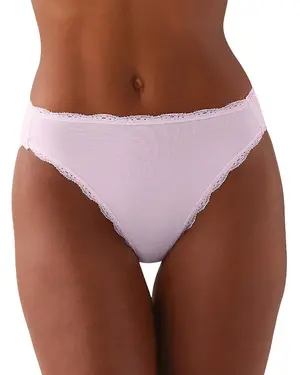 Wacoal B. Tempt'd By Wacoal Inspired Eyelet Hi Leg Briefs Pink-a-boo