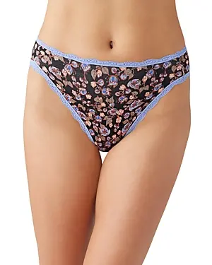 Wacoal B. Tempt'd By Wacoal Inspired Eyelet Hi Leg Briefs Vintage Floral