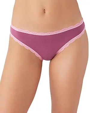Wacoal B. Tempt'd By Wacoal Inspired Eyelet Bikini Raspberry Coulis