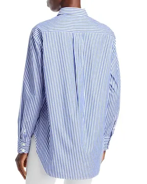 Rag & Bone Icons Maxine Stripe Button-down Shirt - Blustripe
