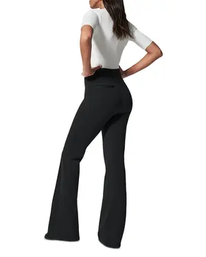 Spanx Smooth Perfectfit Ponte Flare Pant - Classic Black