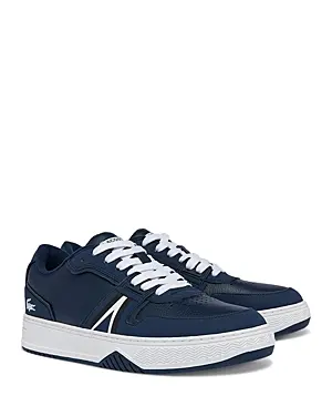 Lacoste L001 Color Pop Leather Sneakers