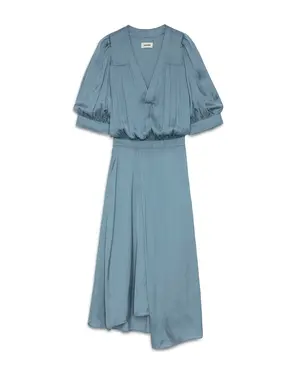 Zadig&Voltaire Ralia Satin Dress - Tonnerre