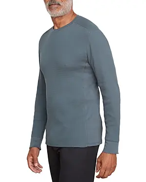 Vince Thermal Crewneck Shirt - Desert Leaf