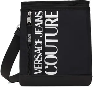 Versace Versace Jeans Couture Black & Gold Logo Bag - Eld2 Black/silver
