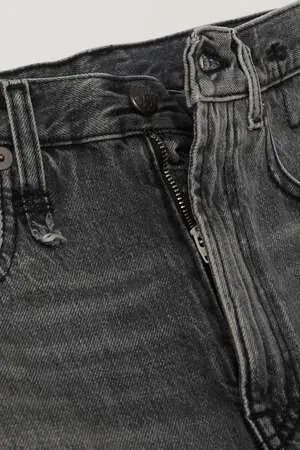 R13 Courtney Chaps Slim-leg Jeans With Leather Accents