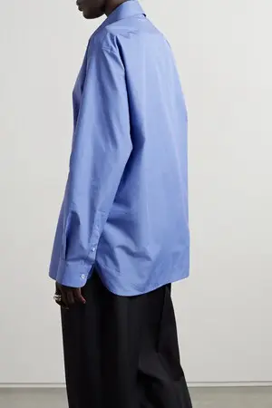 THE ROW Big Sisea Cotton-poplin Shirt