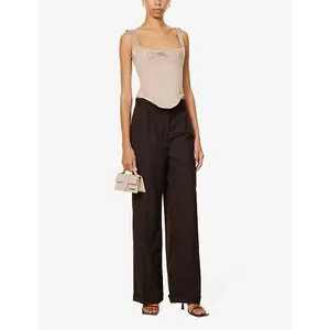 House Of Cb Rafa Satin Top
