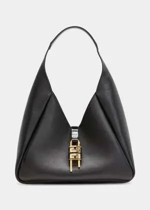 Givenchy Medium G Hobo Bag In Leather - Black