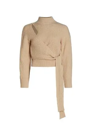 Astr The Label Women's Sora Cut-Out Sweater - Cream  - Cream