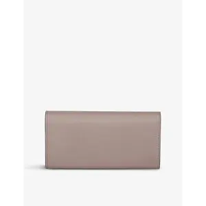 Smythson Panama Branded Large Leather Coin Purse