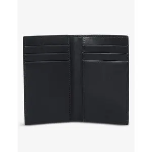 Smythson Panama Six-card Slot Folded Leather Card Holder