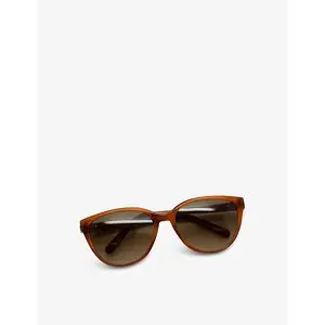 THE VINTAGE TRAP Pre-loved Gucci Cat-eye Acetate Sunglasses
