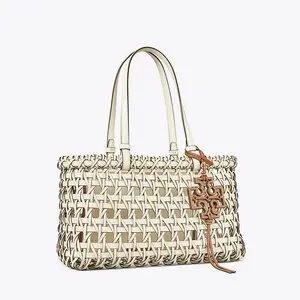 Tory Burch Mcgraw Garden Basketweave Tote