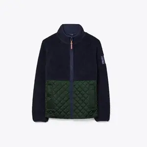 Tory Burch Fleece Quilted Jacket