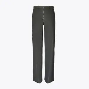 Tory Burch Corduroy Pant - Dark Brown/bright Green