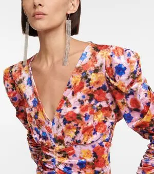 Isabel Marant Embellished Drop Earrings - Metallic
