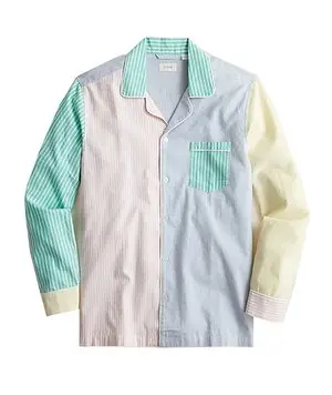 J.CREW Broken-in Organic Cotton Oxford Lounge Shirt